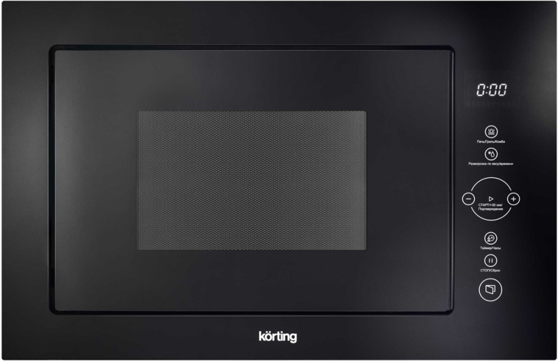Микроволновая печь встраиваемая KORTING KMI 825 TGN купить в Москве ...